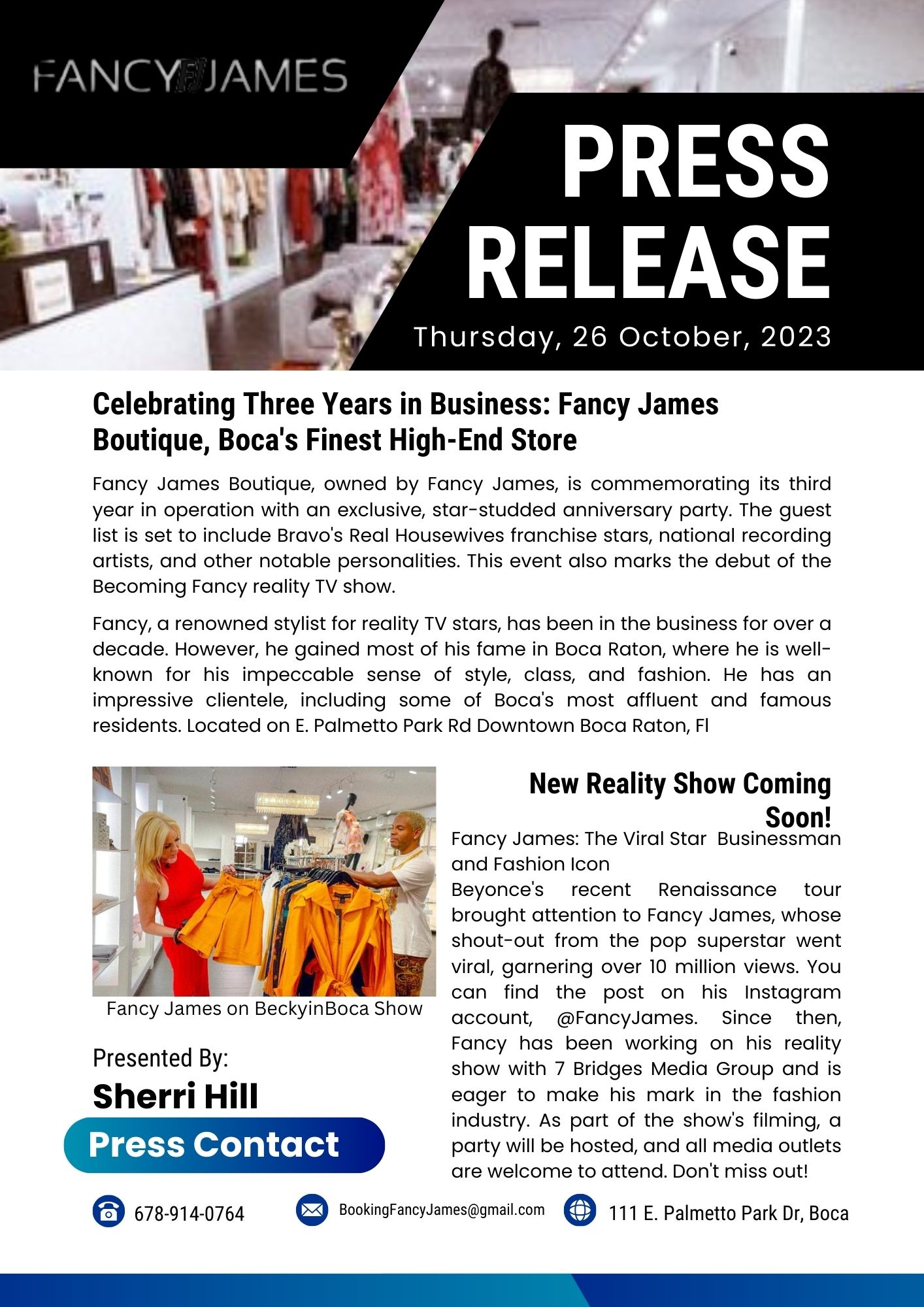 Meet Fancy James - Voyage MIA Magazine | Miami City Guide